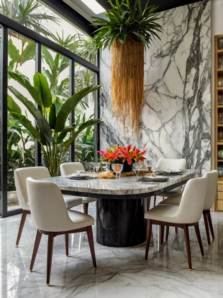 33 Tropical Dining Room Ideas to Bring a Taste of Paradise to Your Home ...