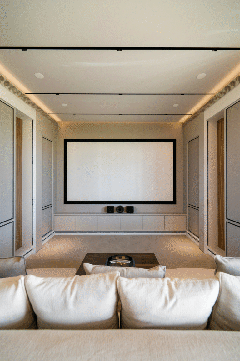 33 Modern Home Theater Ideas for a Cinematic Experience at Home – Saca Home