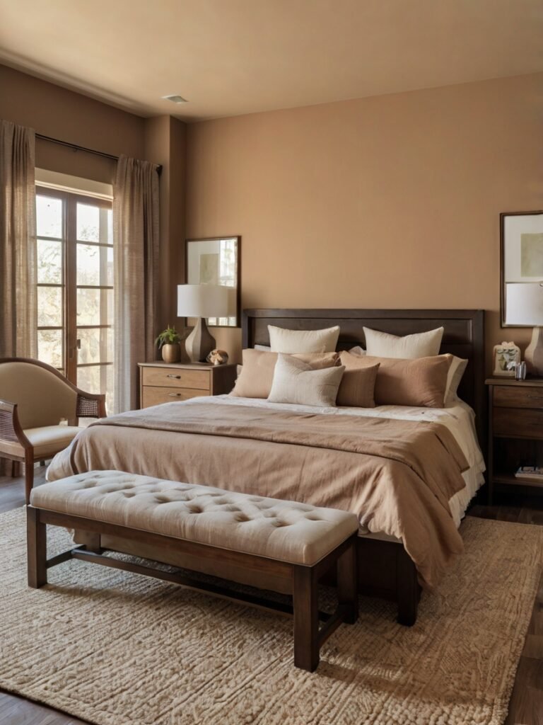 24 Warm and Natural Bedroom Designs with Earthy Tones – Saca Home