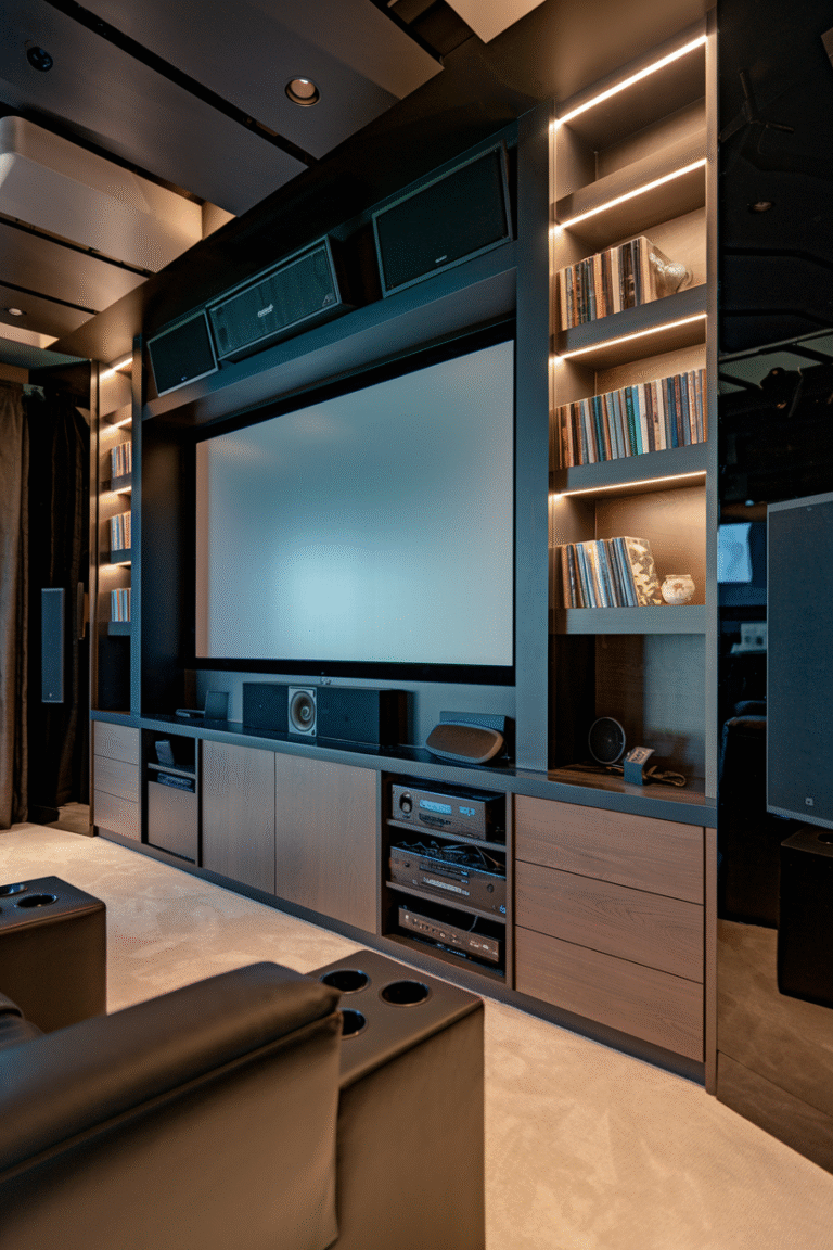 33 Modern Home Theater Ideas for a Cinematic Experience at Home – Saca Home