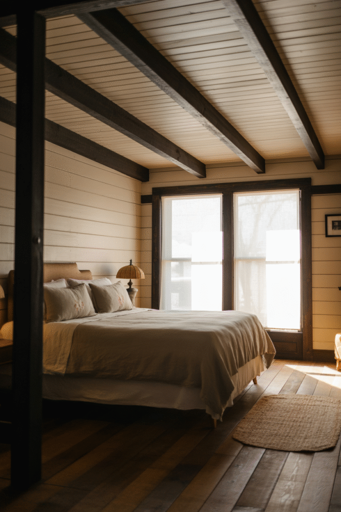 28 Timeless Shiplap Ceiling and Beam Designs for Rustic Interiors ...