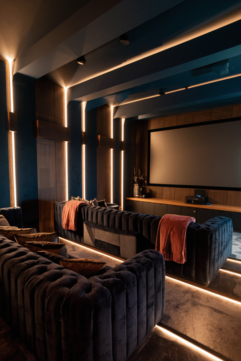 33 Modern Home Theater Ideas for a Cinematic Experience at Home – Saca Home