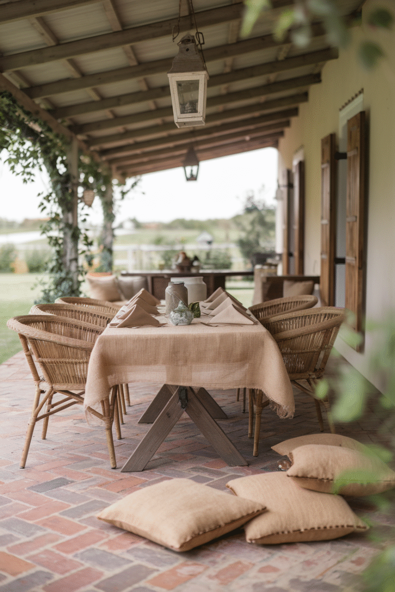 35 Cozy Farmhouse Patio Ideas to Create a Rustic Outdoor Retreat – Saca ...