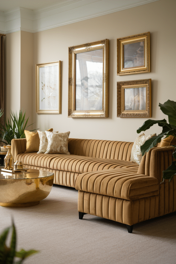 37 Dazzling Gold Living Room Designs for a Touch of Glamour – Saca Home