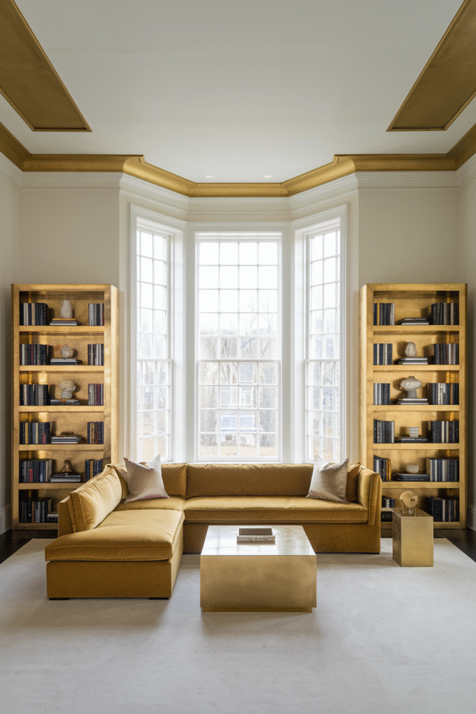 37 Dazzling Gold Living Room Designs for a Touch of Glamour – Saca Home