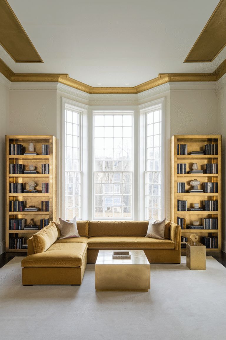 37 Dazzling Gold Living Room Designs for a Touch of Glamour – Saca Home