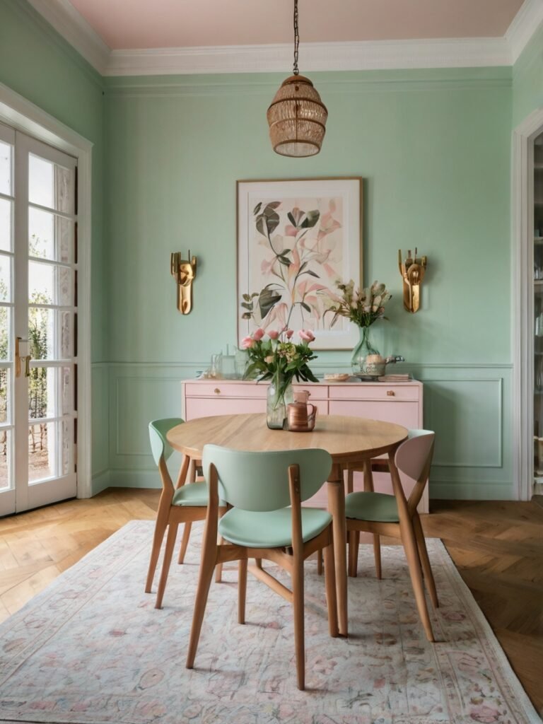 25 Pastel Dining Room Ideas That Bring Calm and Charm to Your Home ...