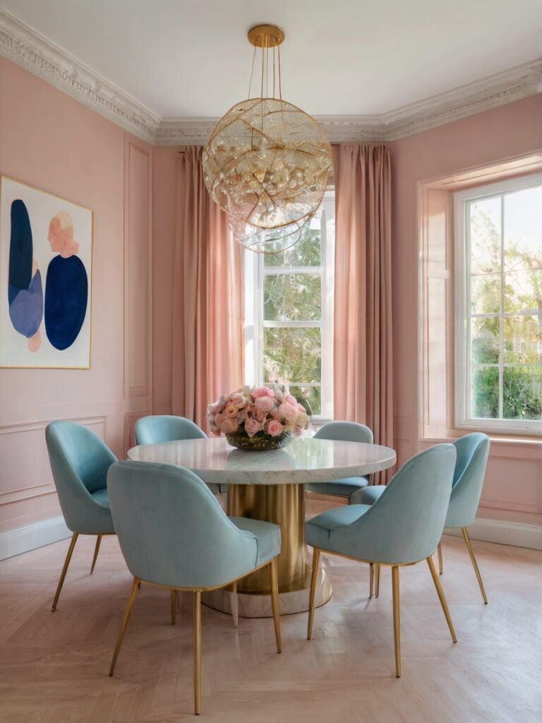25 Pastel Dining Room Ideas That Bring Calm and Charm to Your Home ...
