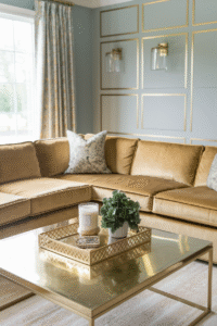 37 Dazzling Gold Living Room Designs for a Touch of Glamour – Saca Home