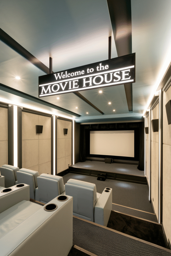 33 Modern Home Theater Ideas for a Cinematic Experience at Home – Saca Home