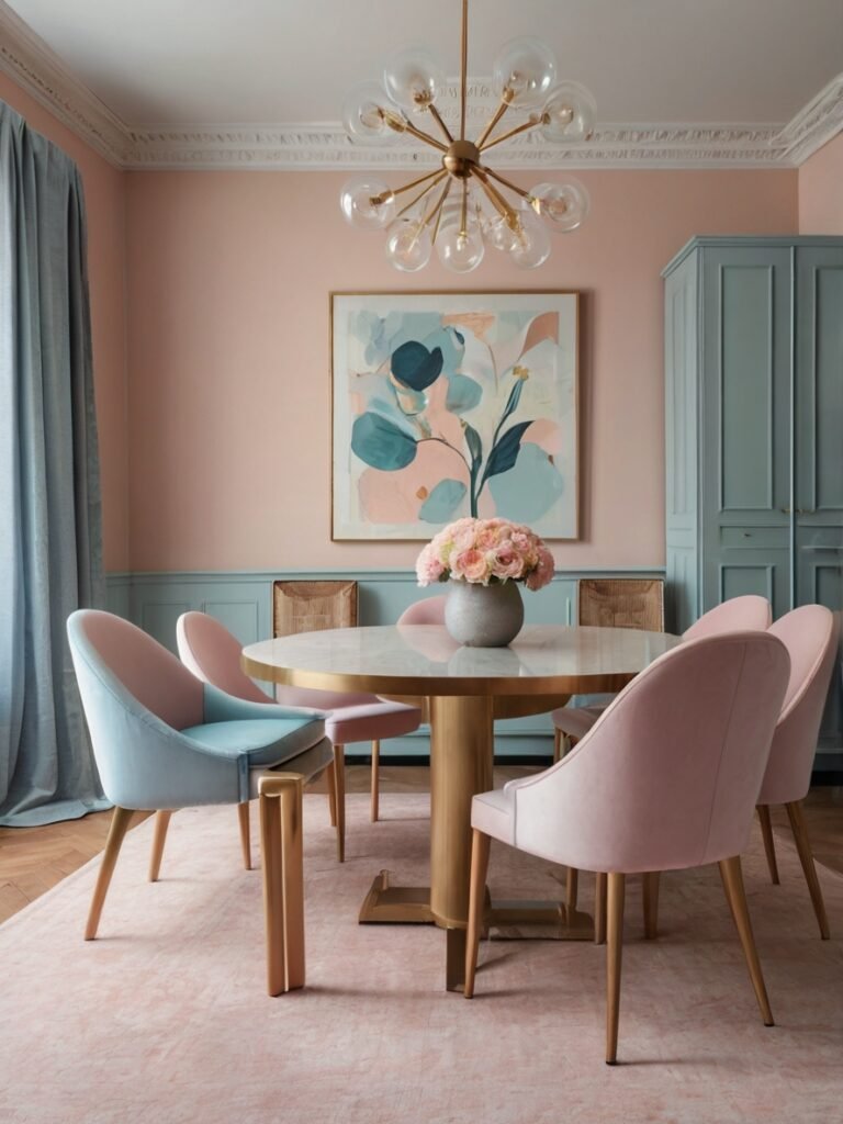 25 Pastel Dining Room Ideas That Bring Calm and Charm to Your Home ...