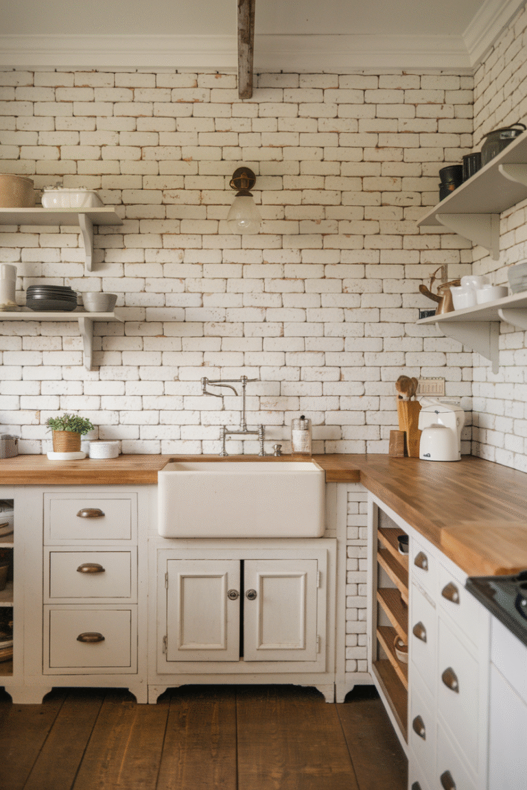 32 Farmhouse Kitchen Backsplash Ideas for the Perfect Rustic Vibe ...