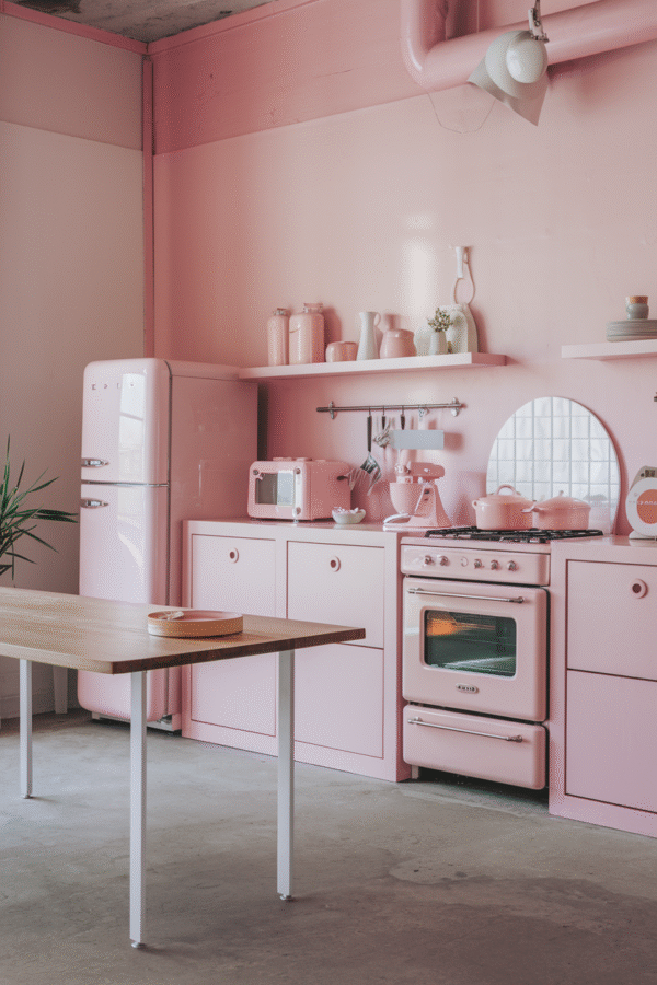 36 Pink Kitchen Inspirations for a Fun and Feminine Touch – Saca Home