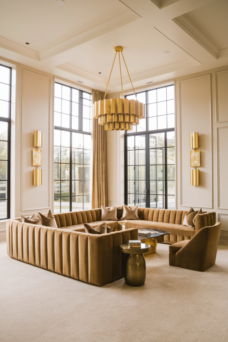 37 Dazzling Gold Living Room Designs for a Touch of Glamour – Saca Home