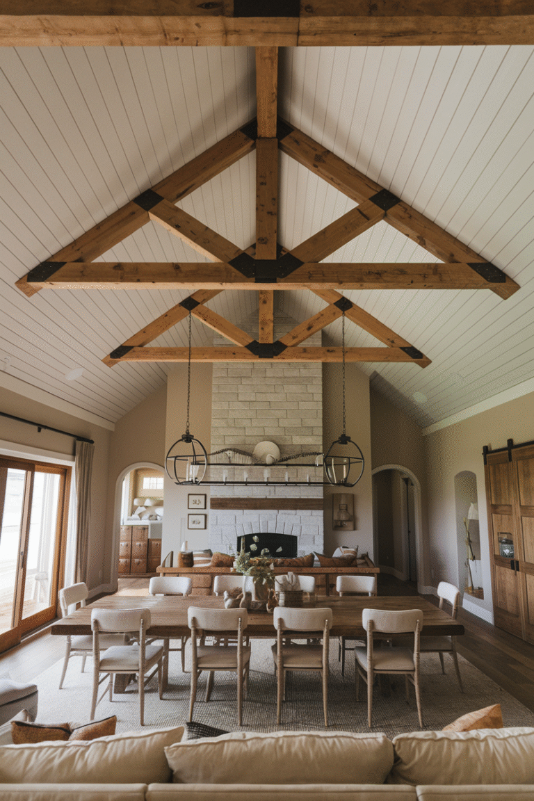 28 Timeless Shiplap Ceiling and Beam Designs for Rustic Interiors ...