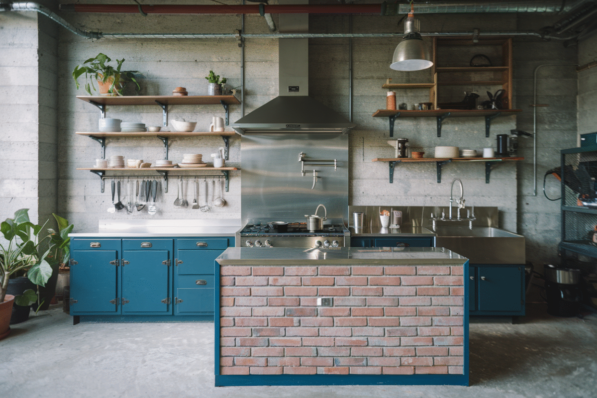 32 Industrial Kitchen Design Ideas That Add Character and Urban Charm ...