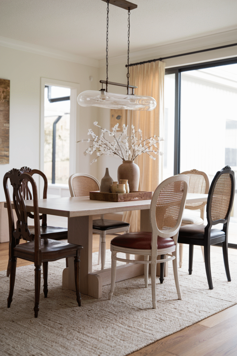 28 Mismatched Dining Chair Design Ideas for an Eclectic Vibe – Saca Home