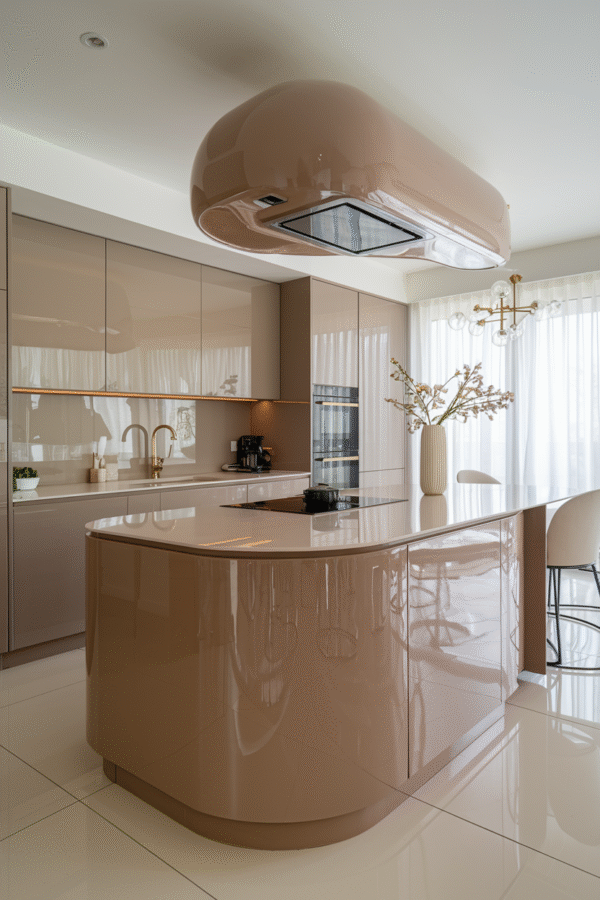 30 Stylish Curved Kitchen Island Designs for a Sophisticated Touch ...