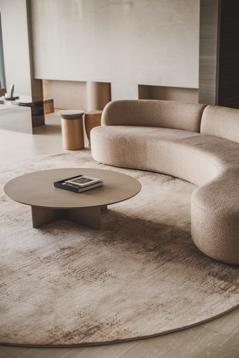 36 Curved Sofa Decor Ideas to Bring Flow and Elegance to Your Home ...