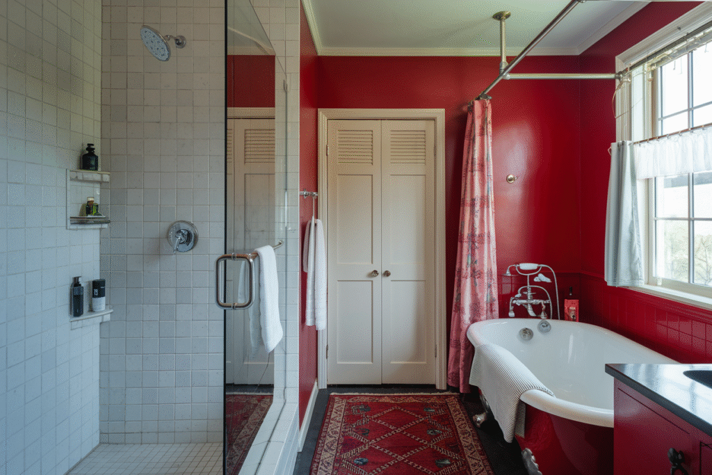 24 Striking Red Bathroom Ideas for a Stylish Makeover – Saca Home