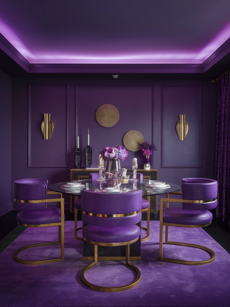 26 Purple Dining Room Ideas for a Statement Space – Saca Home