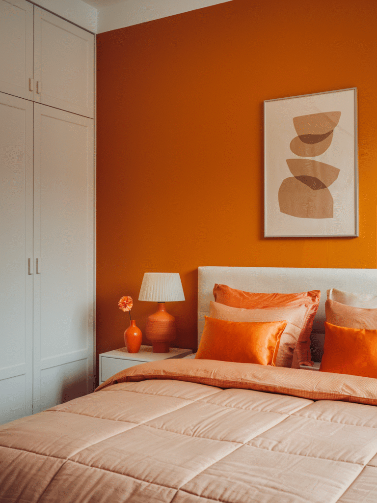 26 Cozy and Vibrant Orange Bedroom Ideas for Warmth and Energy – Saca Home