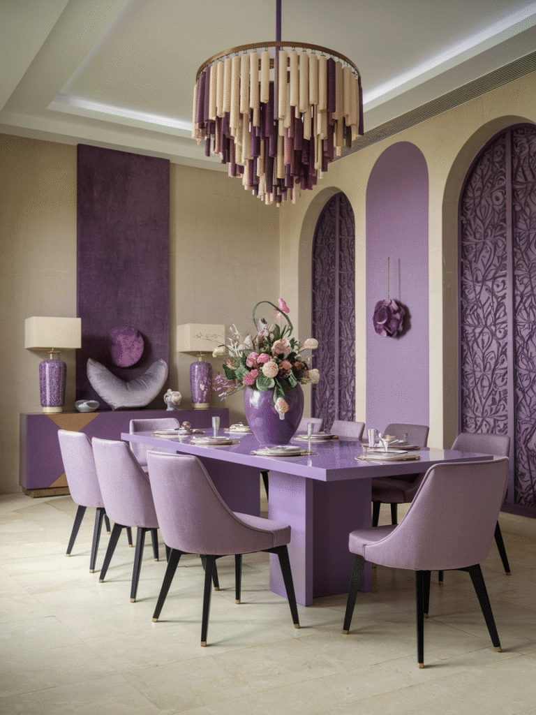 26 Purple Dining Room Ideas for a Statement Space – Saca Home