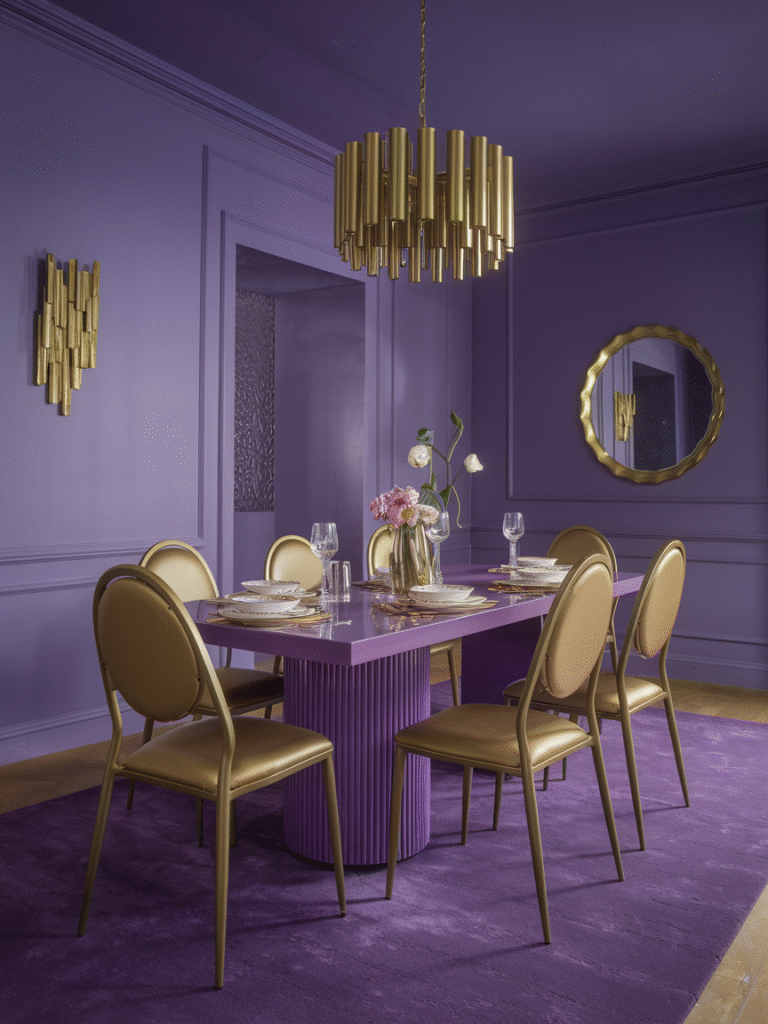 26 Purple Dining Room Ideas for a Statement Space – Saca Home