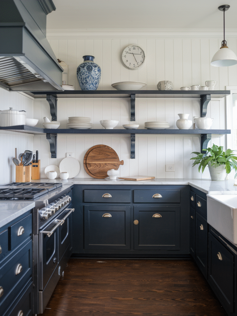 27 Navy Kitchen Ideas to Elevate Your Cooking Space – Saca Home