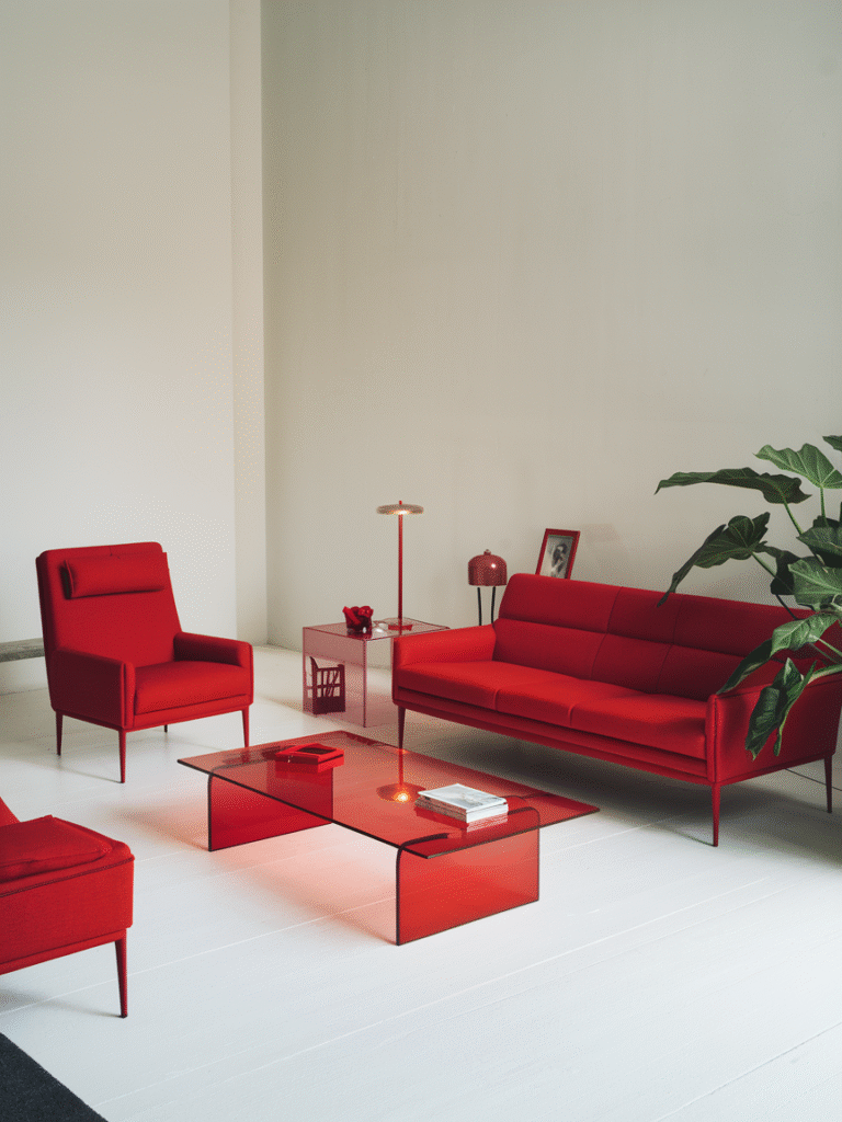 29 Inspiring Red Living Room Ideas That Feel Cozy Yet Striking – Saca Home